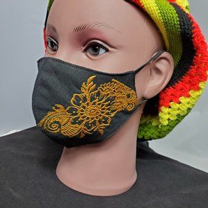 Hand Crafted | Accessories | Beautiful Embroidered Face Mask Made In ...
